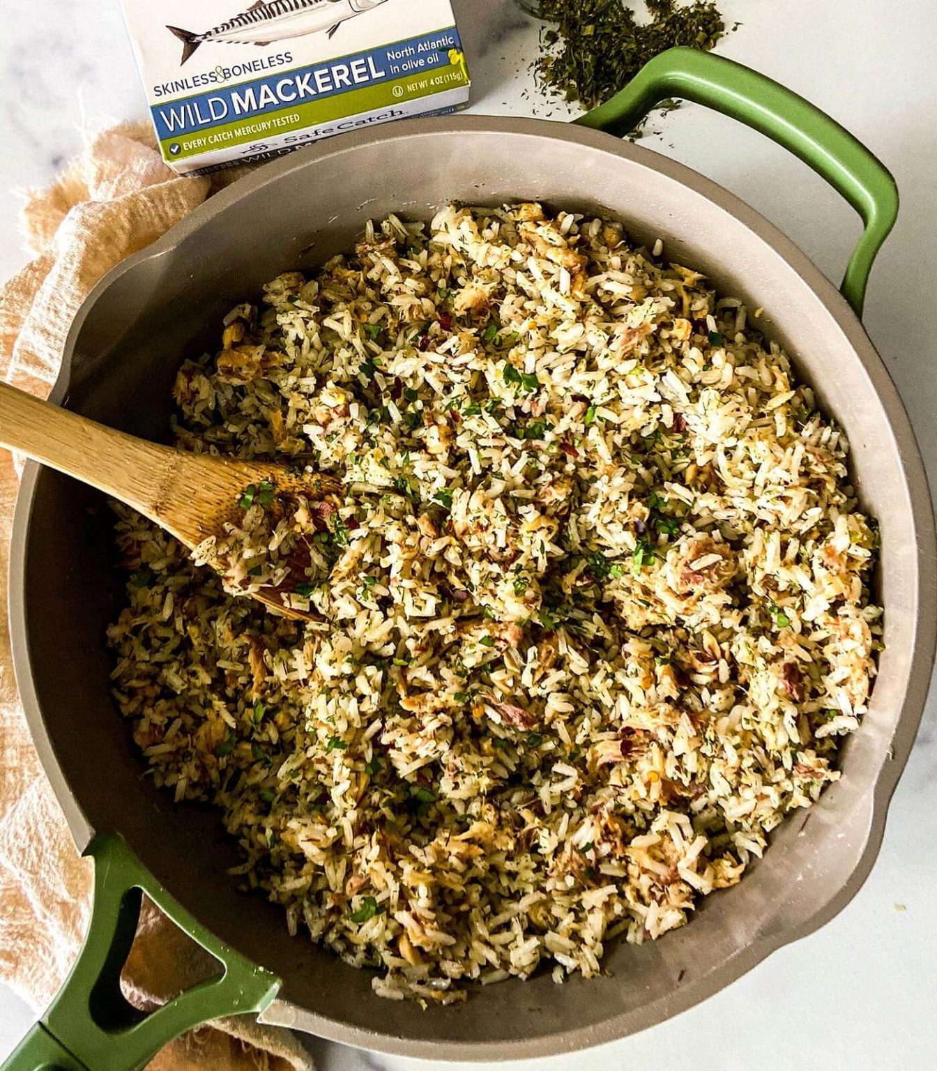 One Pan Butter-Ranch Mackerel Rice - The Perfect Recipe